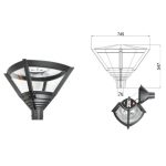 Kick100 LED Street Light – Colonial Lighting Australia