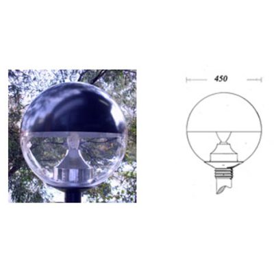 Polycarbonate Clear Canopy Post Top Sphere – Colonial Lighting Australia
